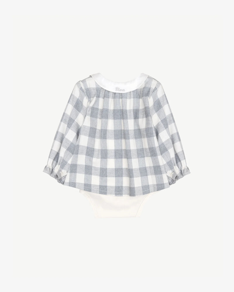 blara orangic Checker Girl Bodysuit – LittleLeafBaby